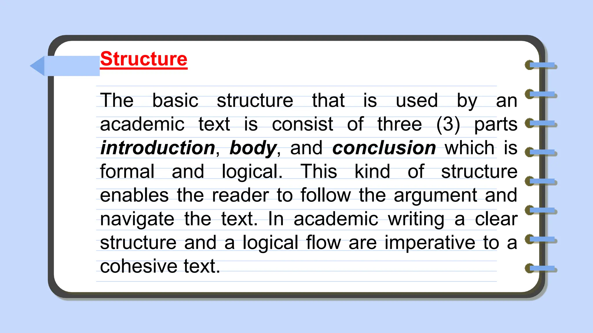 Reading and Writing: LESSON 1 - ACADEMIC TEXT.pptx