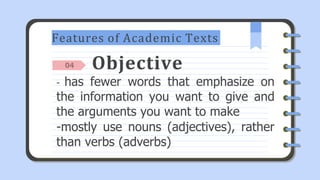 Reading and Writing: LESSON 1 - ACADEMIC TEXT.pptx