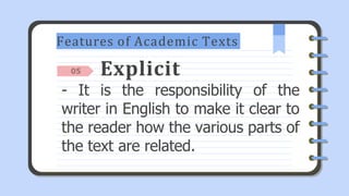 Reading and Writing: LESSON 1 - ACADEMIC TEXT.pptx
