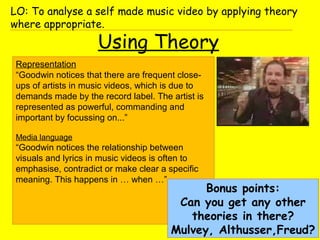 Andrew Goodwin Music Video Theory | PPT