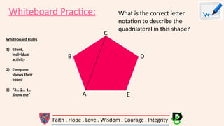 Lesson 1 - Angle Notation (Intoduction to labelling angles) | PPT