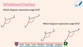 Lesson 1 - Angle Notation (Intoduction to labelling angles) | PPT
