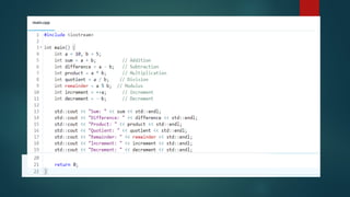 Lesson 1 - Intro to Arithmetic Operators.pptx
