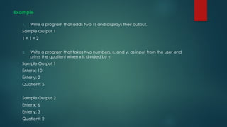 Lesson 1 - Intro to Arithmetic Operators.pptx