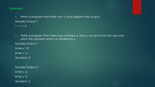 Lesson 1 - Intro to Arithmetic Operators.pptx