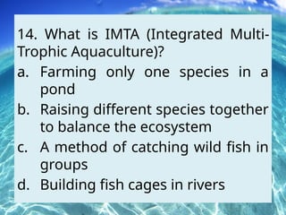 LESSON 1 - Background of Aquaculture and its Relation to Fisheries.pptx