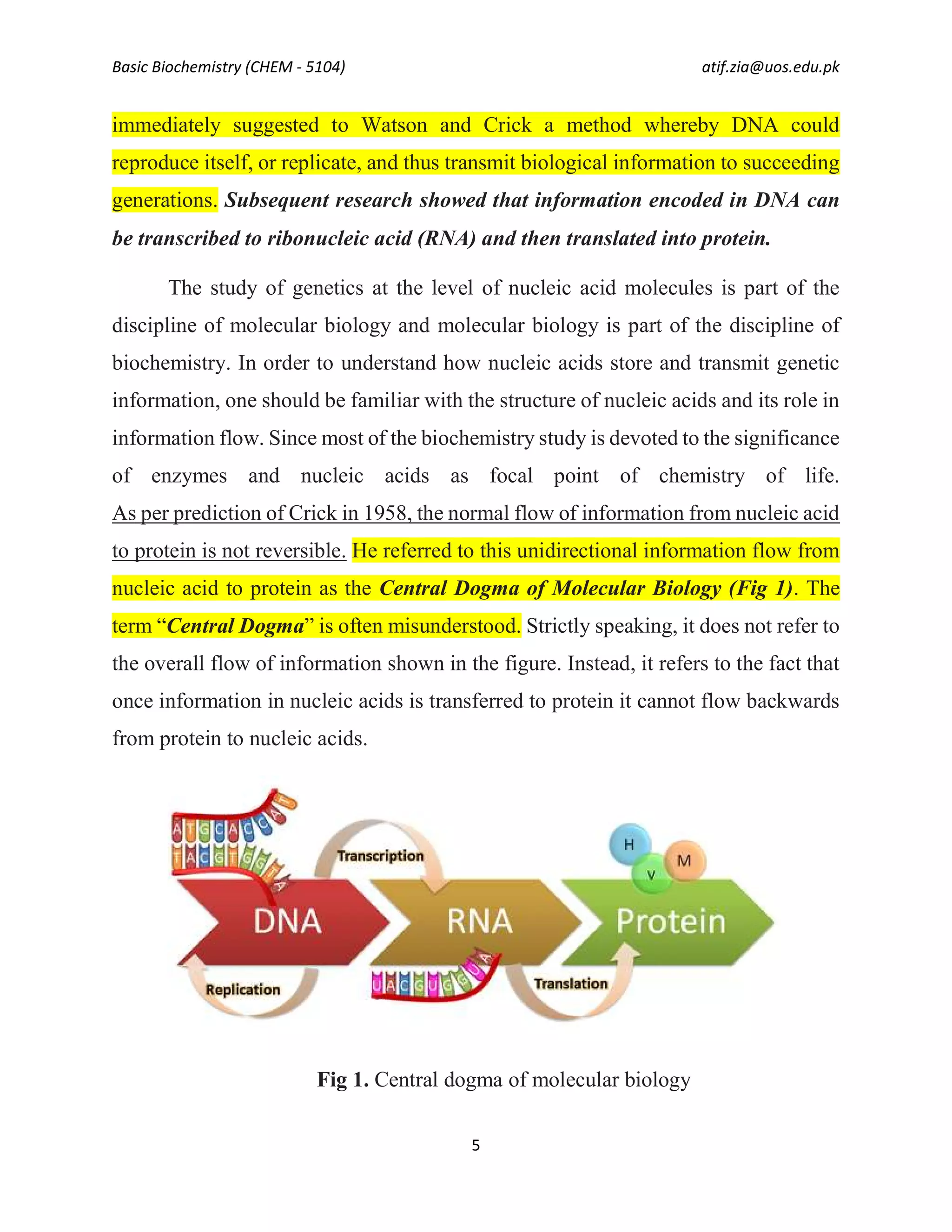 Lesson 1 basic biochemistry | PDF