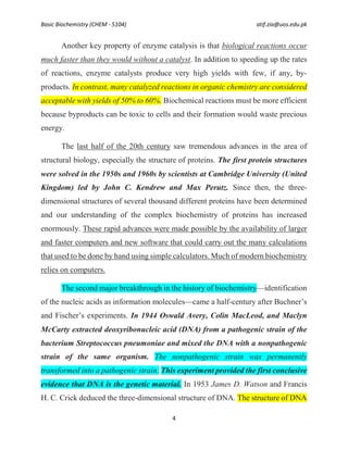 Lesson 1 basic biochemistry | PDF