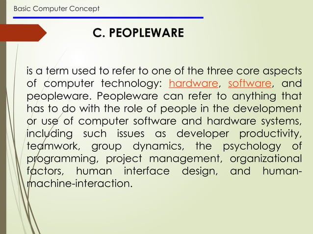 LESSON 1- BASIC COMPUTER CONCEPT.pptxfefew | PPT