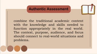 Lesson 1 - Basic Concepts, Theories, and Principles in Assessing Learning using Alternative ...