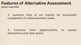 Lesson 1 - Basic Concepts, Theories, and Principles in Assessing Learning using Alternative ...