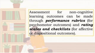 Lesson 1 - Basic Concepts, Theories, and Principles in Assessing Learning using Alternative ...