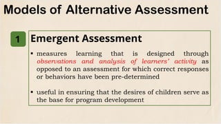 Lesson 1 - Basic Concepts, Theories, and Principles in Assessing Learning using Alternative ...