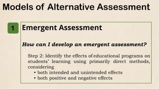 Lesson 1 - Basic Concepts, Theories, and Principles in Assessing Learning using Alternative ...