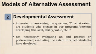 Lesson 1 - Basic Concepts, Theories, and Principles in Assessing Learning using Alternative ...