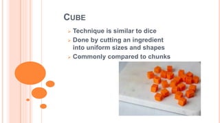 Lesson 1 Basic Cooking Methods and Food Preparation Techniques | PPTX