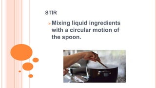 Lesson 1 Basic Cooking Methods and Food Preparation Techniques | PPTX