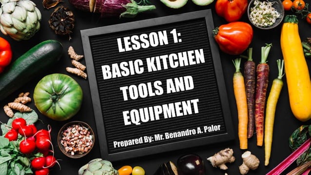 Cookery 7/8 Lesson 1: Basic Kitchen Tools and Equipment | PPTX ...