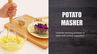 Cookery 7/8 Lesson 1: Basic Kitchen Tools and Equipment | PPTX ...