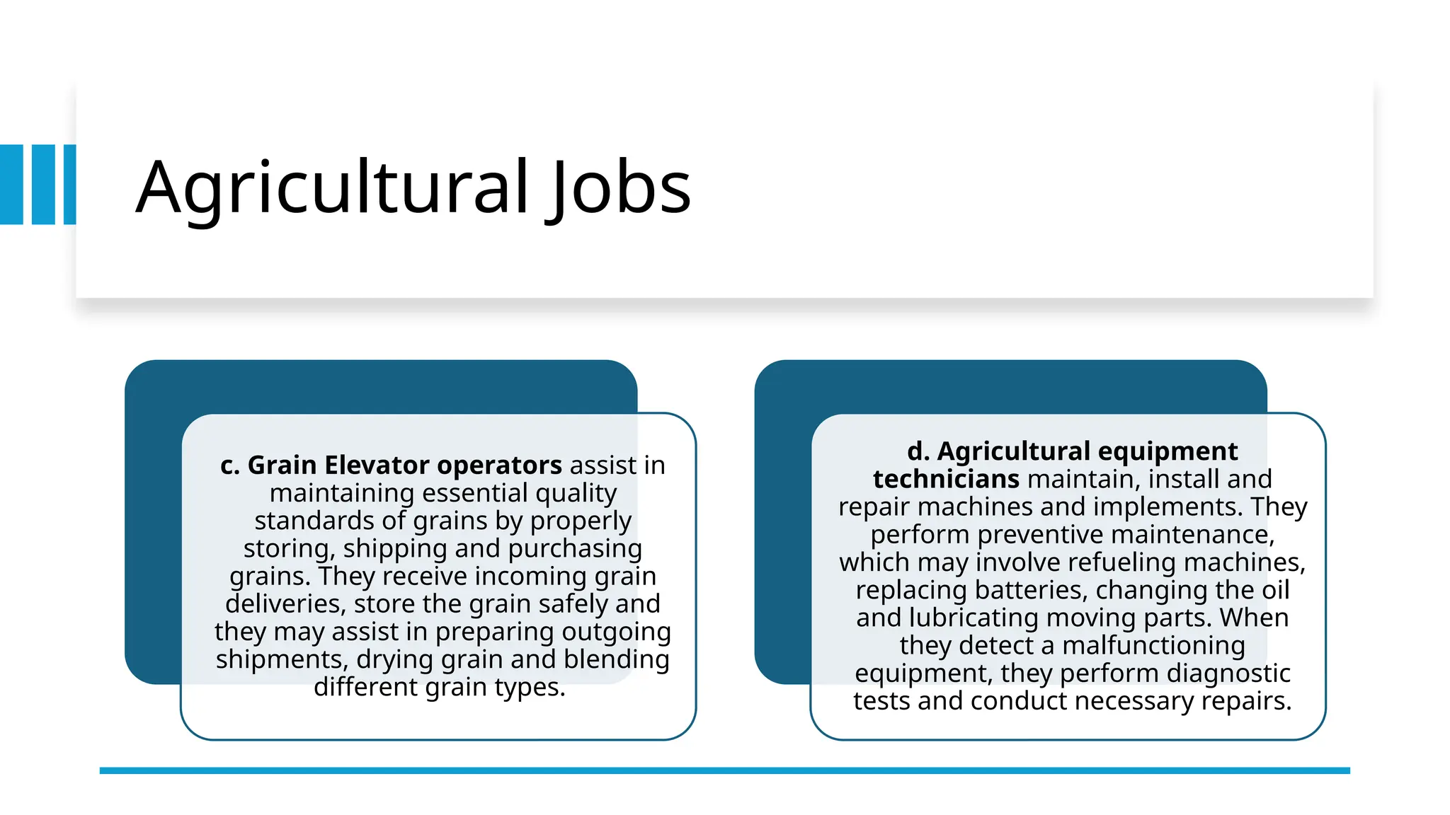 Grade 7 AFA - Career and Business Opportunities in Agriculture ...