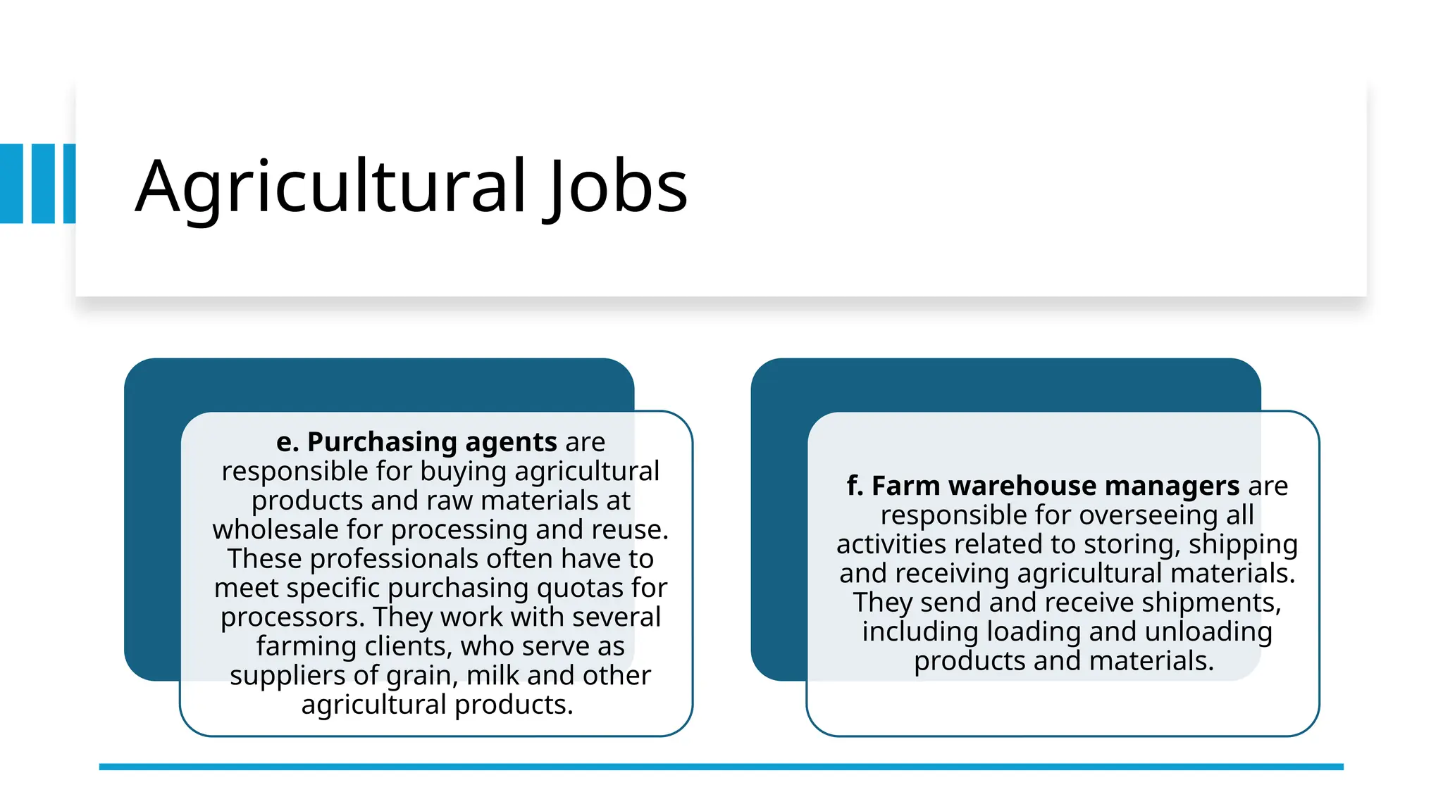 Grade 7 AFA - Career and Business Opportunities in Agriculture ...