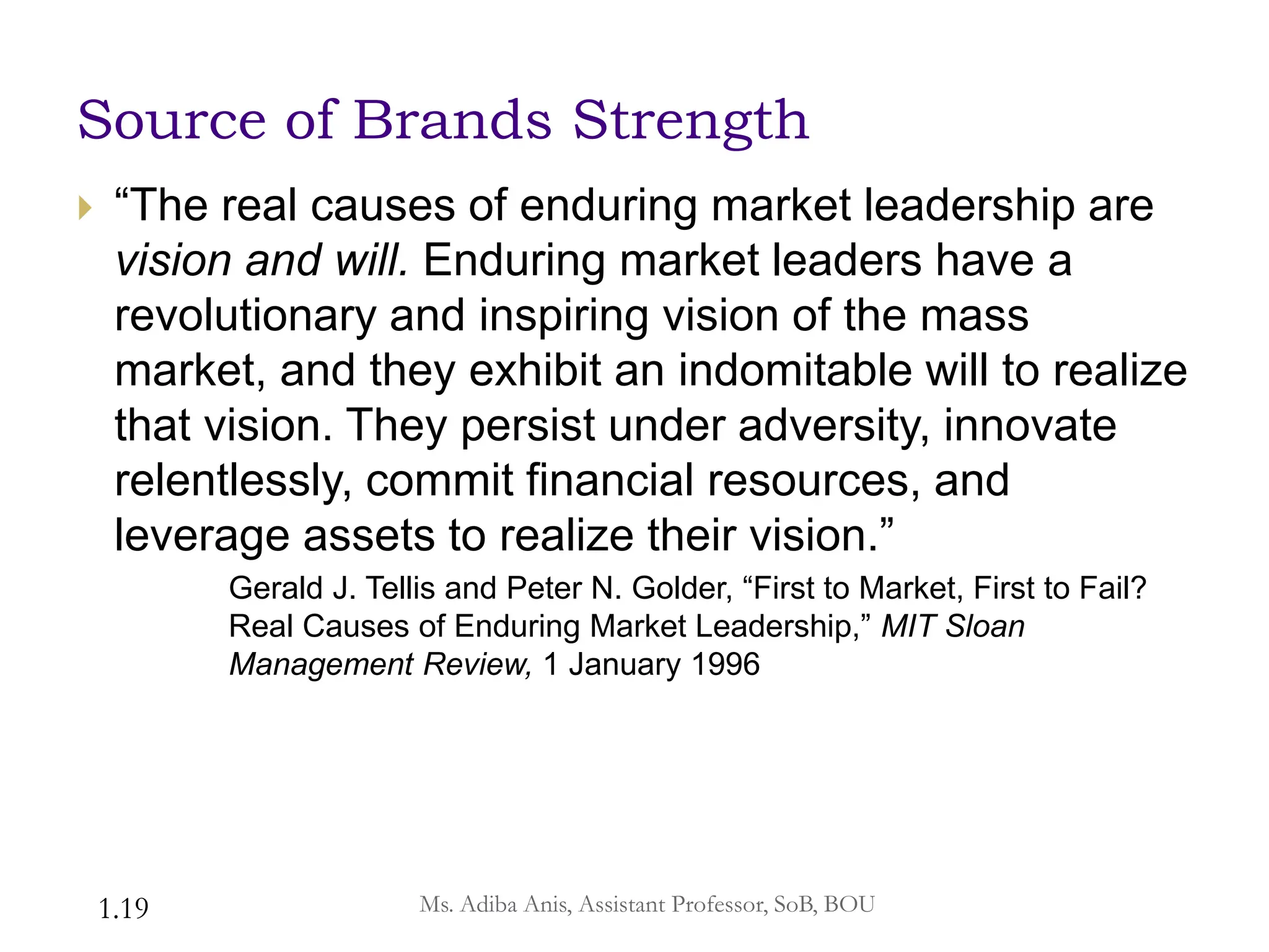 Lesson 1 - Chapter 1 Strategic Brand Management.pptx