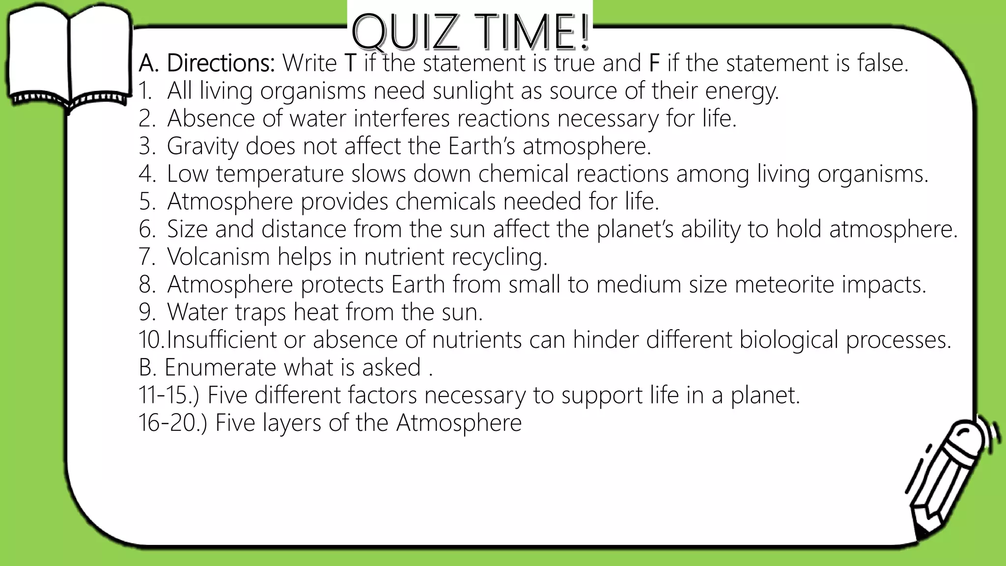 Lesson 1 characteristics of earth | PPTX