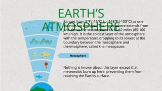 LESSON 1-CHARACTERISTICS OF EARTH THAT SUPPORT LIFE AND EARTH’S ...