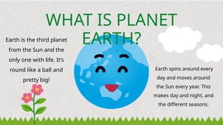 LESSON 1-CHARACTERISTICS OF EARTH THAT SUPPORT LIFE AND EARTH’S ...