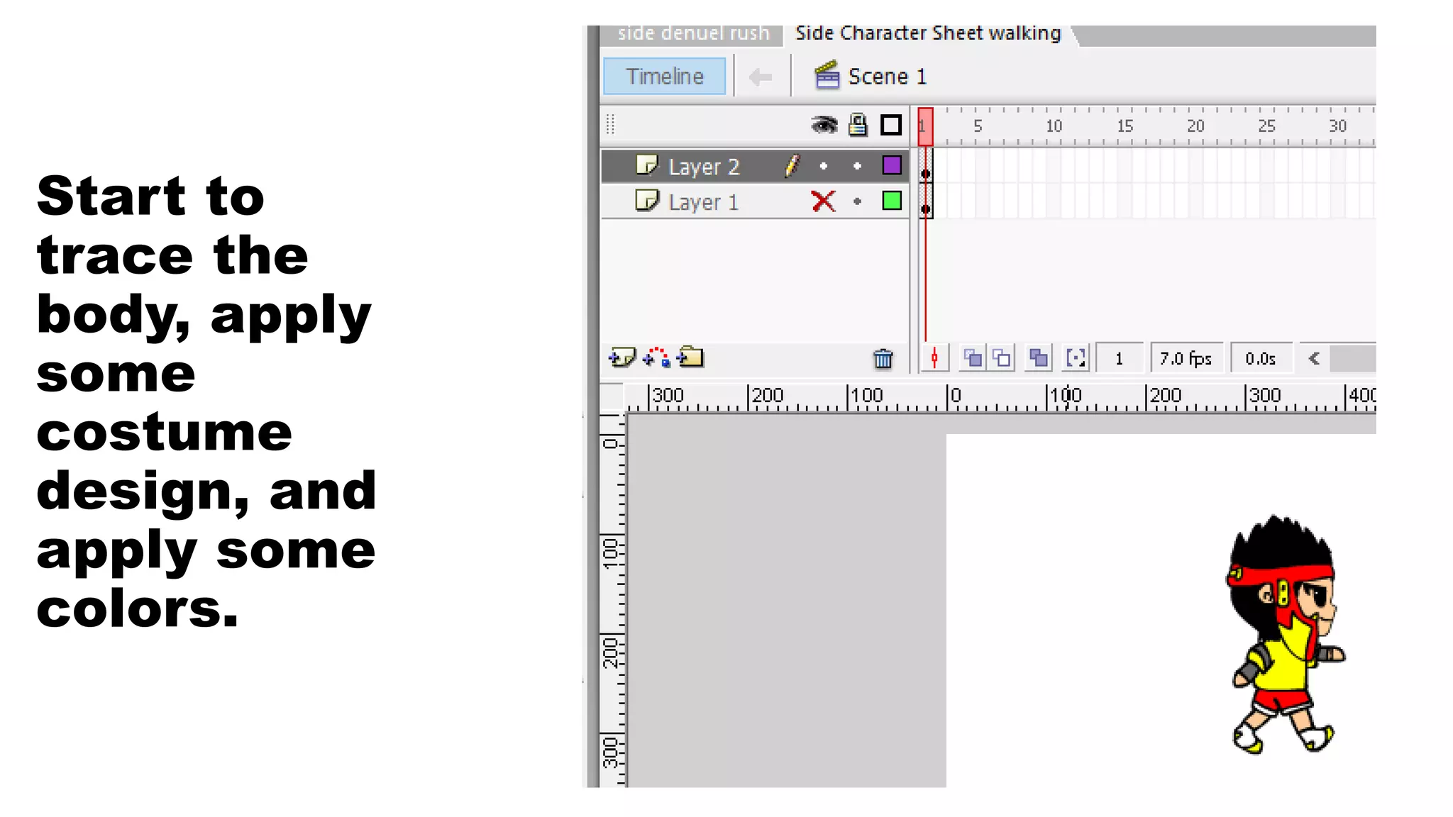 2D Animation: CHIBI Walking Tutorial | PPT