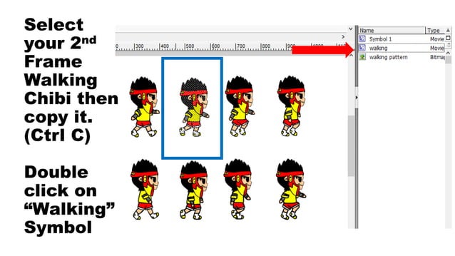 2D Animation: CHIBI Walking Tutorial | PPT