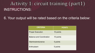 P.E. 2 - CIRCUIT TRAINING | PPTX