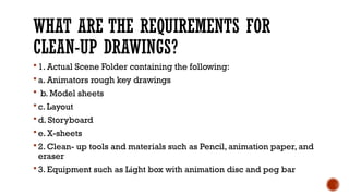 LESSON 1- CLEAN- UP PROCEDURES FOR ANIMATION .pptx