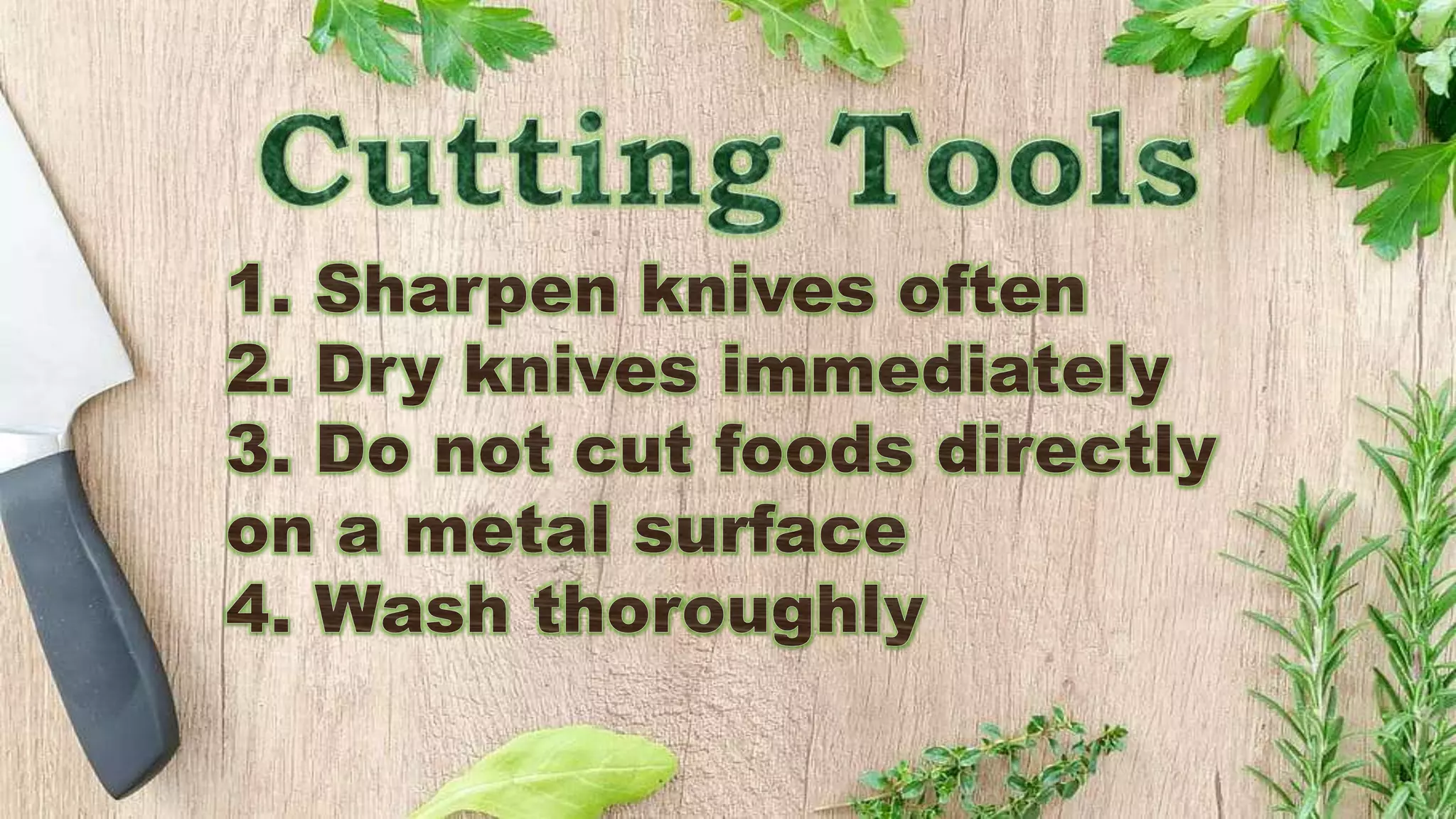 Cookery 9 Lesson 1: Cleaning and Maintaining Kitchen Tools, Equipment ...