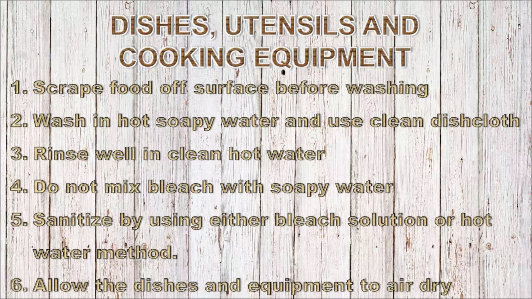 Cookery 9 Lesson 1: Cleaning and Maintaining Kitchen Tools, Equipment ...
