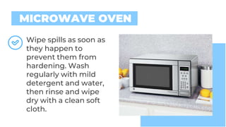 Lesson 1 - Cleaning and Maintenance.pptx | Cooking | Food & Drink