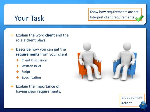 LO2 - Lesson 1 - Client Requirements | PPTX