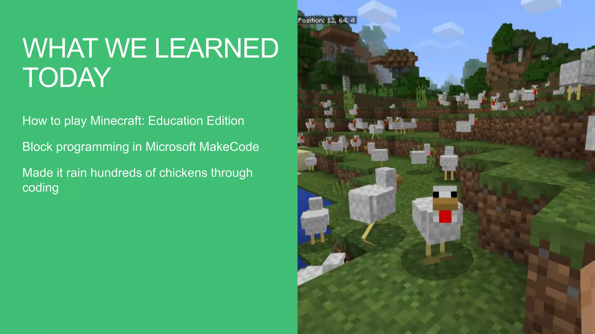 Lesson 1 - Coding with Minecraft -Introduction.pptx