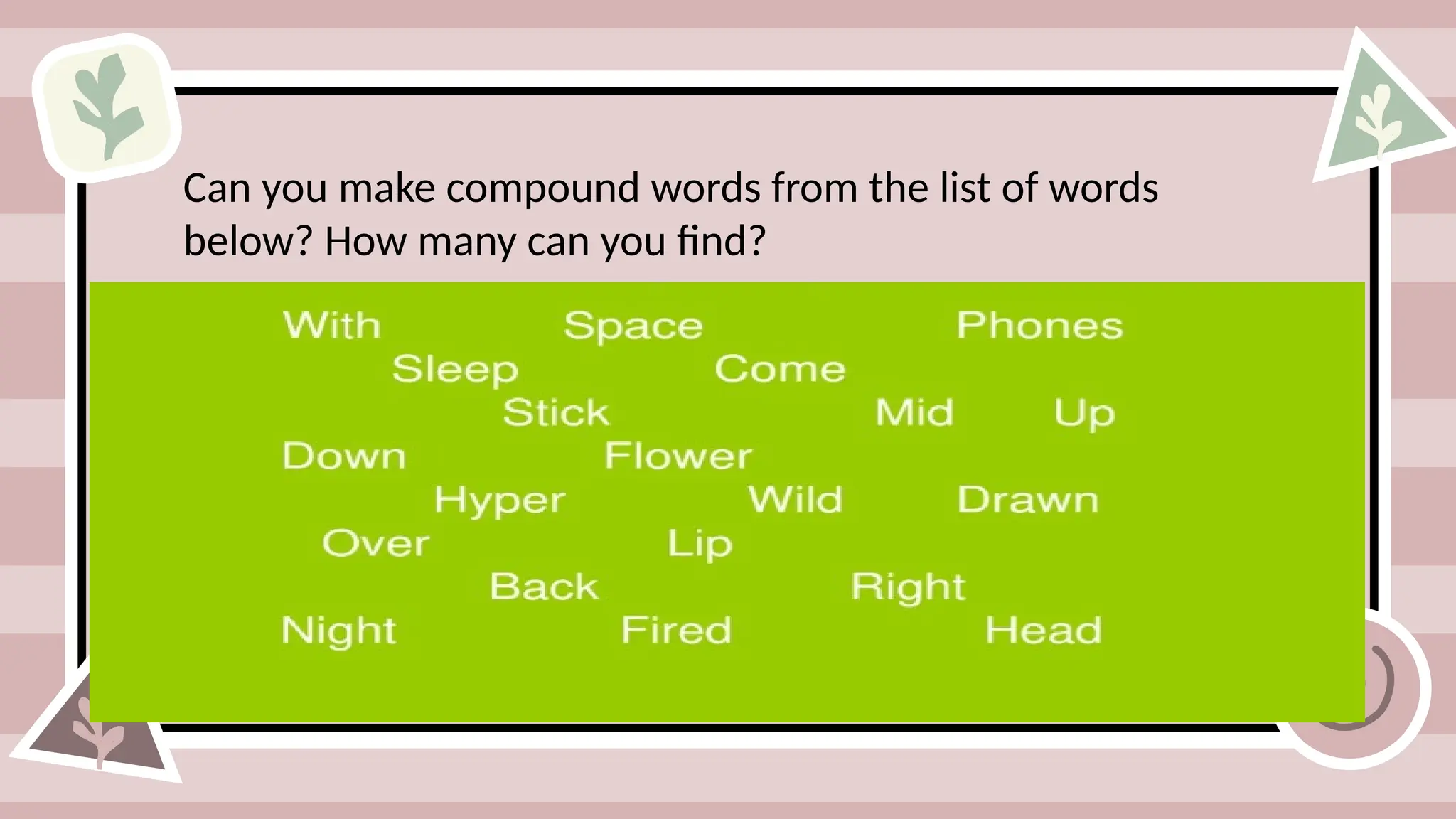 Lesson 1- Compound words.pptx powerpoint | PPTX