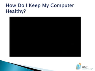 Lesson 1 computer safety and maintenance | PPTX