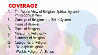 Concept of Religion | PPTX