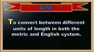 Converting units of length | PPT