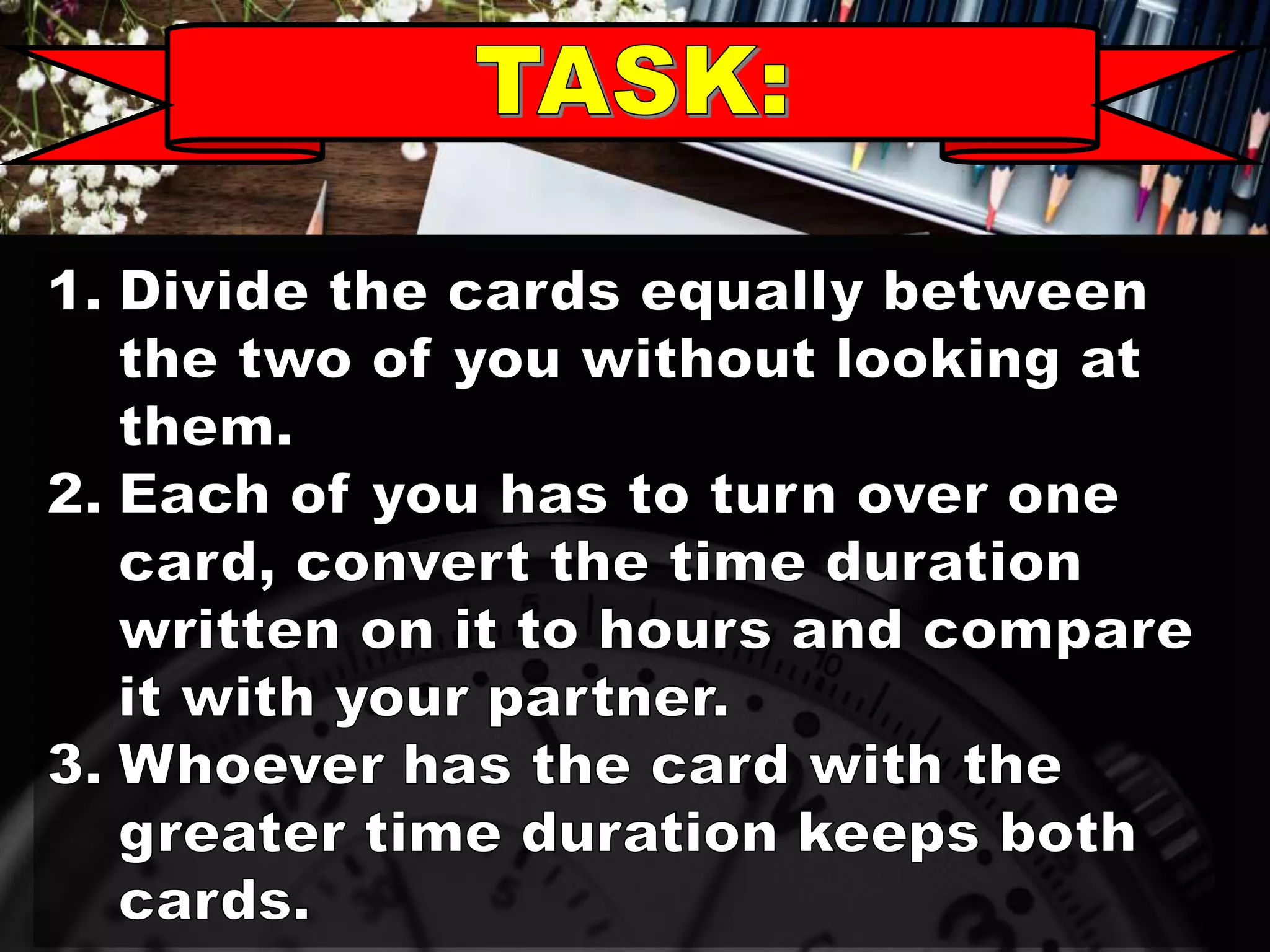 Converting units of time | PPTX