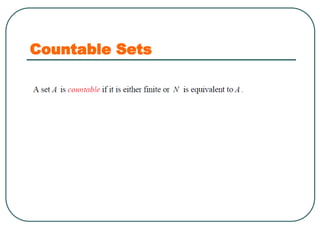 Lesson 1 - Countable and Uncountable Sets.ppt