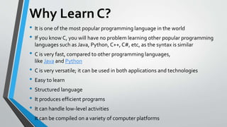 LESSON1-C_programming (1).GRADE 8 LESSONpptx | PPTX