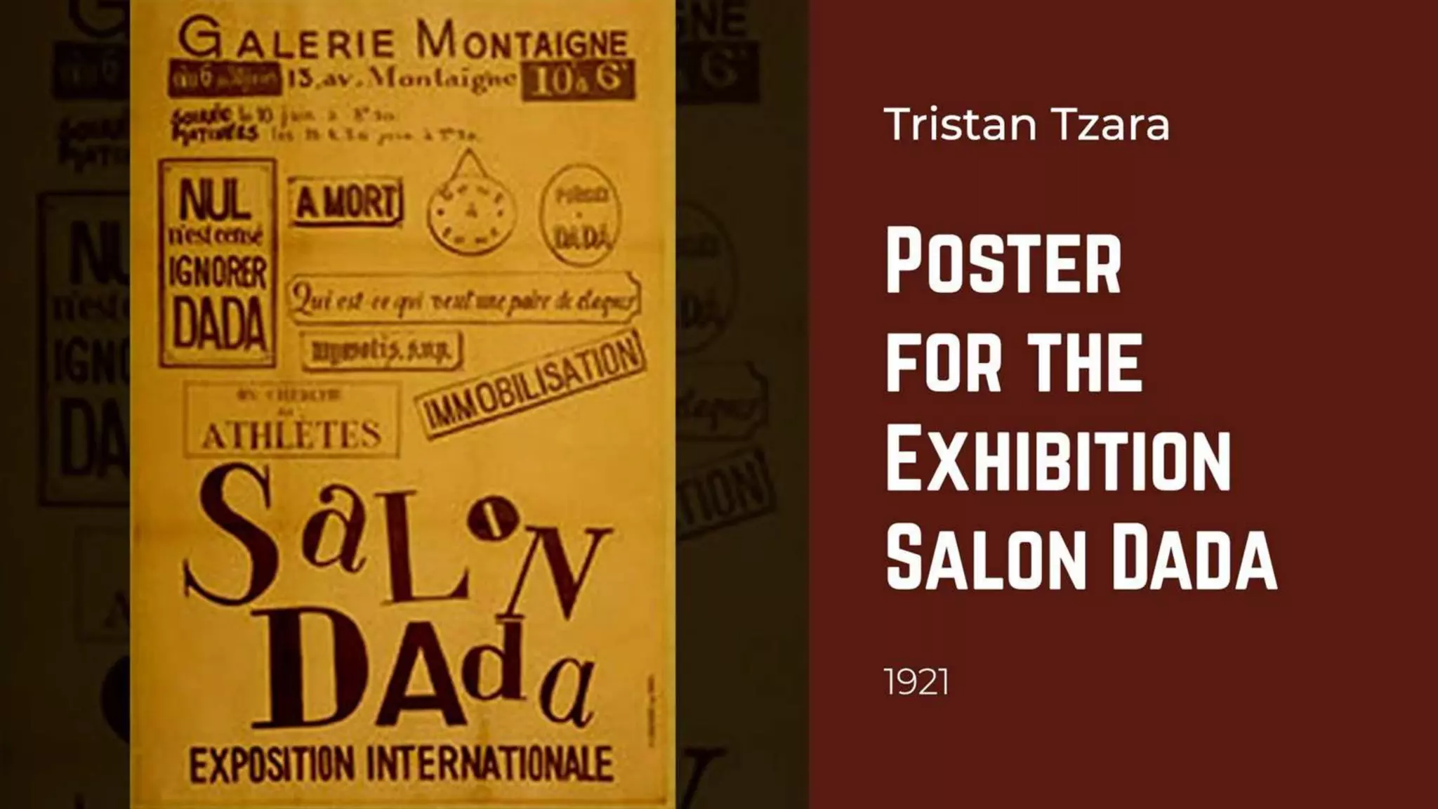 Lesson 1 - Dadaism slideshow | PPT