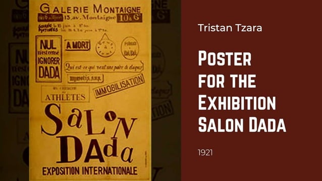 Lesson 1 - Dadaism slideshow | PPT