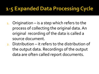 Lesson 1 data processing | PPTX | Databases | Computer Software and Applications