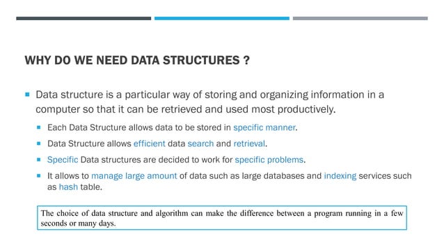 Lesson 1 - Data Structures and Algorithms Overview.pdf | Databases ...