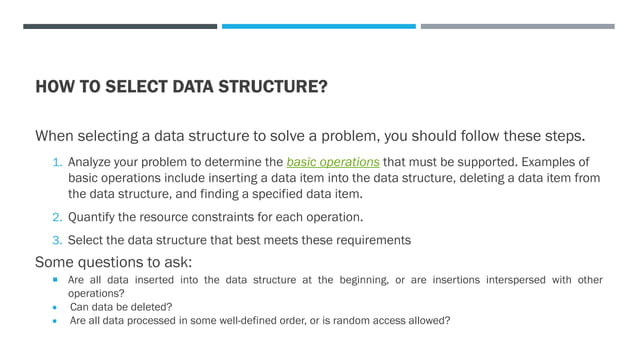 Lesson 1 Data Structures And Algorithms Overviewpdf Databases